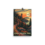 Acadia National Park Poster - 🌅 Stunning Maine Coastline — Mongolife