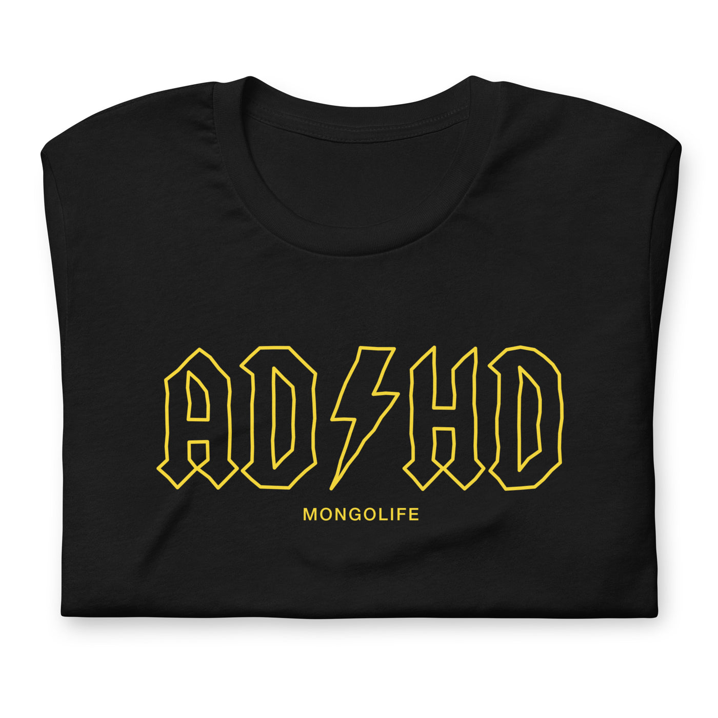 ADHD Rock Band T-Shirt - Fun & Edgy Casual Wear — Mongolife