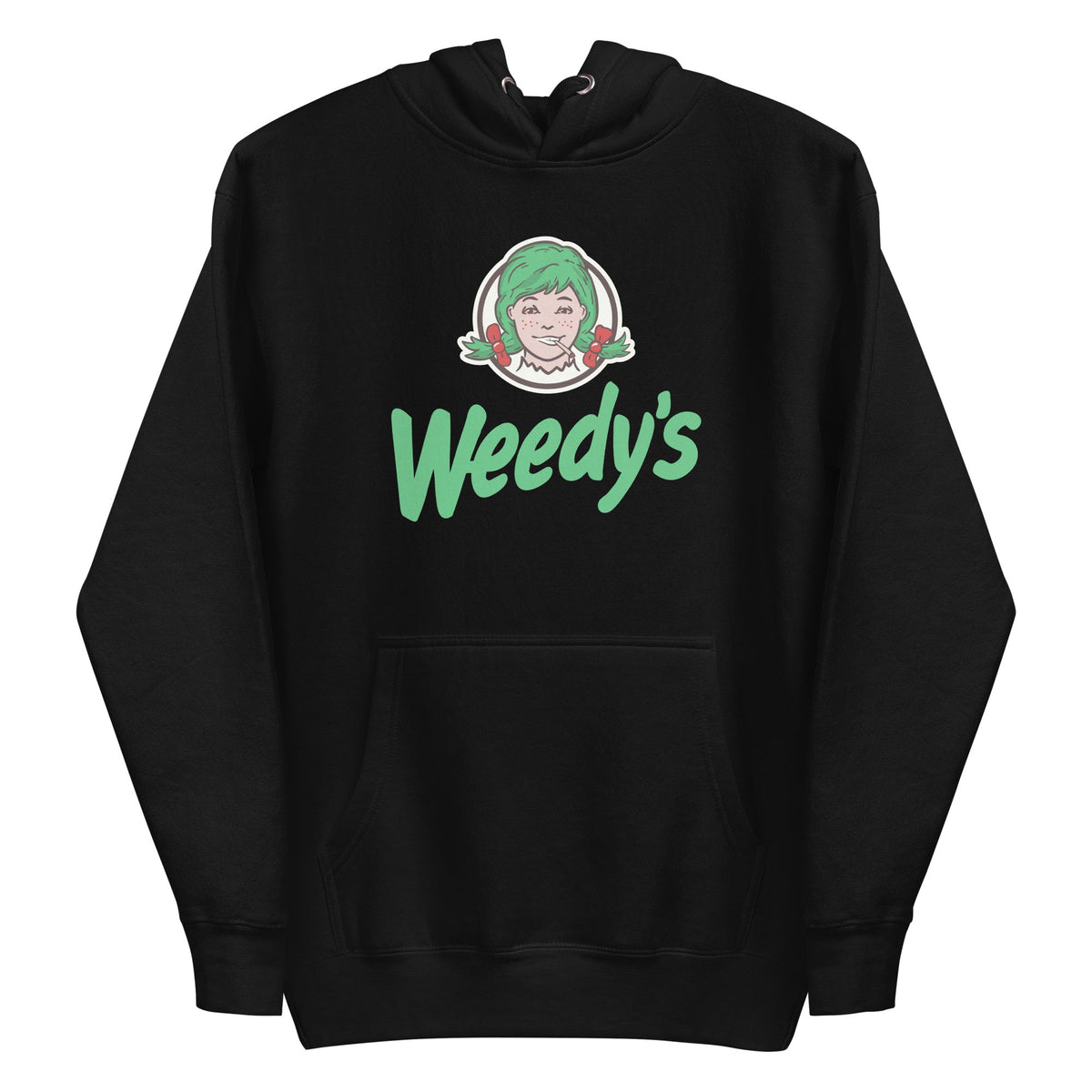 Weedy's Hoodie - Playful Weed Parody of Classic Logo — Mongolife